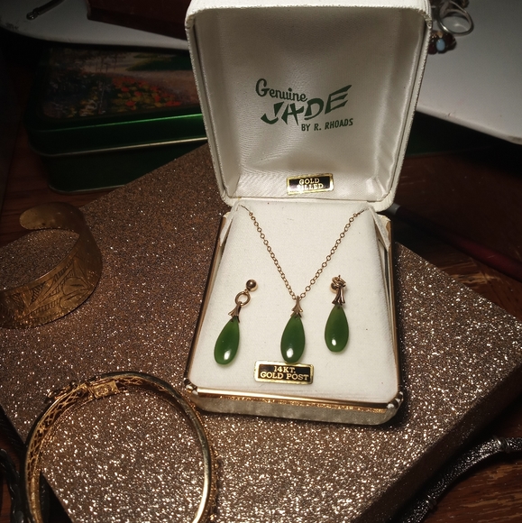 R.Rhoads | Jewelry | Genuine Jade By R Rhoads | Poshmark